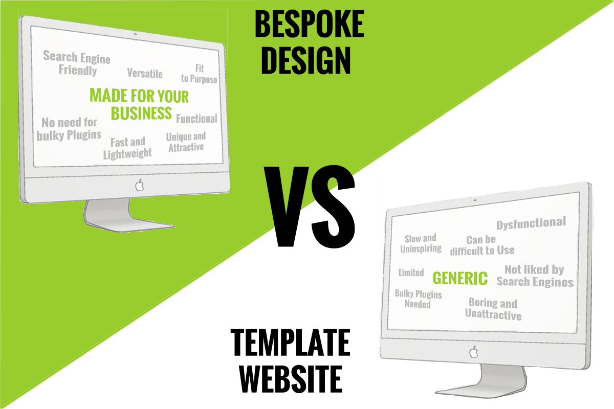 Template Websites VS Bespoke Websites - Clockwork Moggy